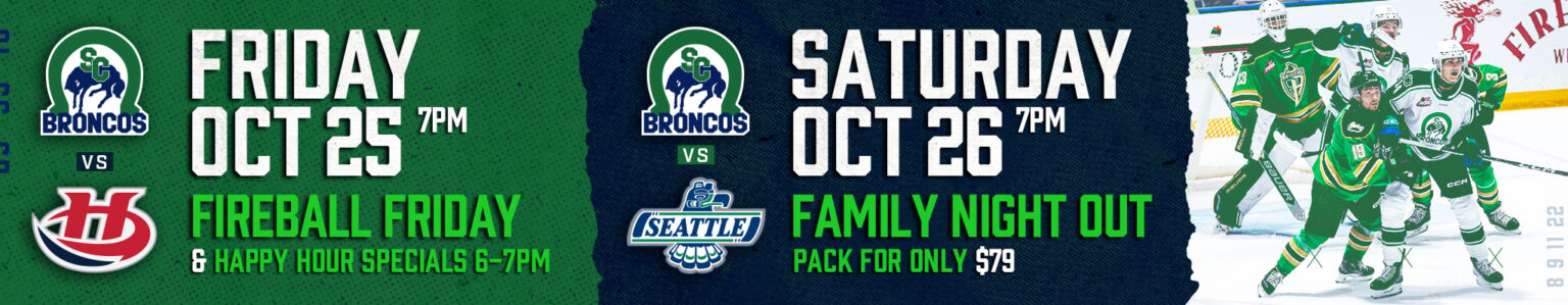 Full Swift Current Broncos Regular Season Schedule Released - Swift ...