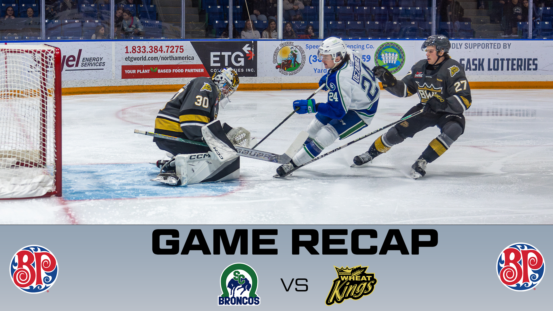 Boston Pizza Recap: Broncos drop 3-1 loss to Wheat Kings - Swift ...