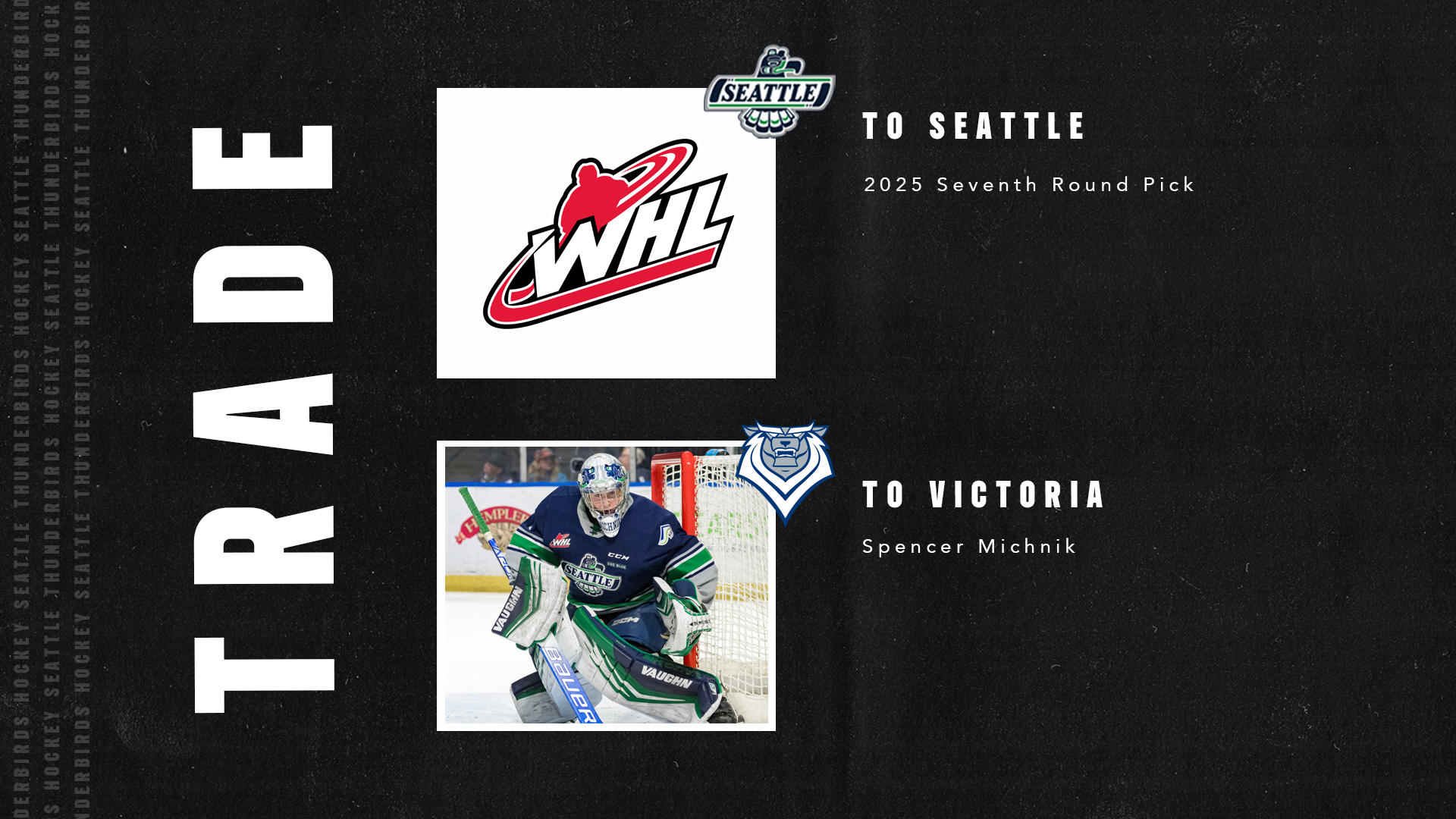T-Birds Trade Spencer Michnik - Seattle Thunderbirds