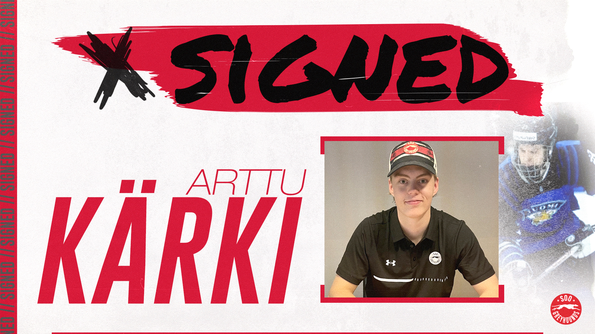 Arttu Karki commits to Greyhounds - Soo Greyhounds