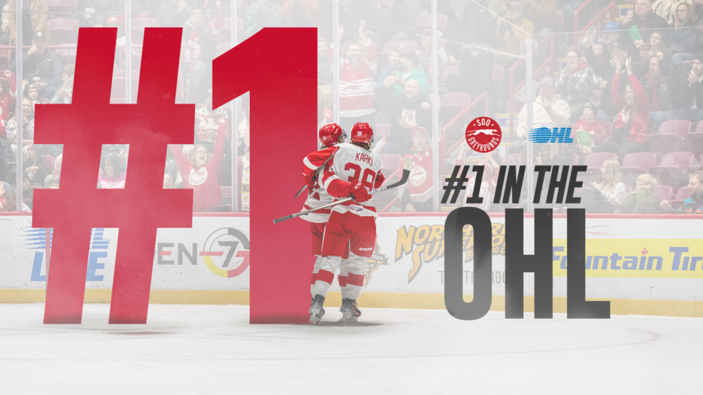 Hounds #1 in Week 11 OHL Power Rankings - Dec. 11, 2023 - Soo Greyhounds