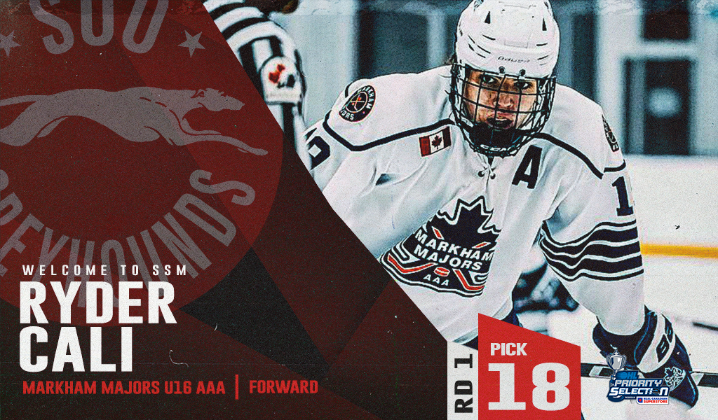 Hounds select Ryder Cali with 1st Round Selection in 2024 - Soo Greyhounds