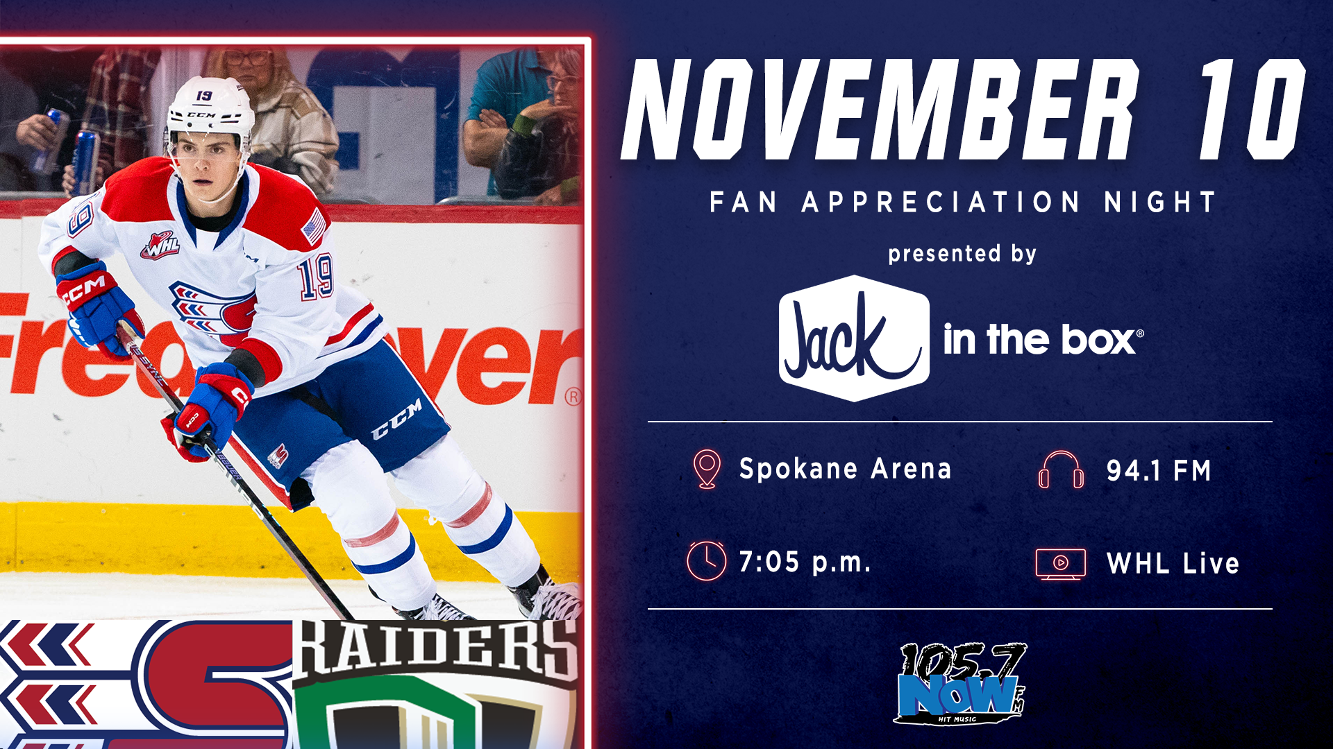 PREVIEW: Chiefs return home to host Raiders Friday night - Spokane Chiefs