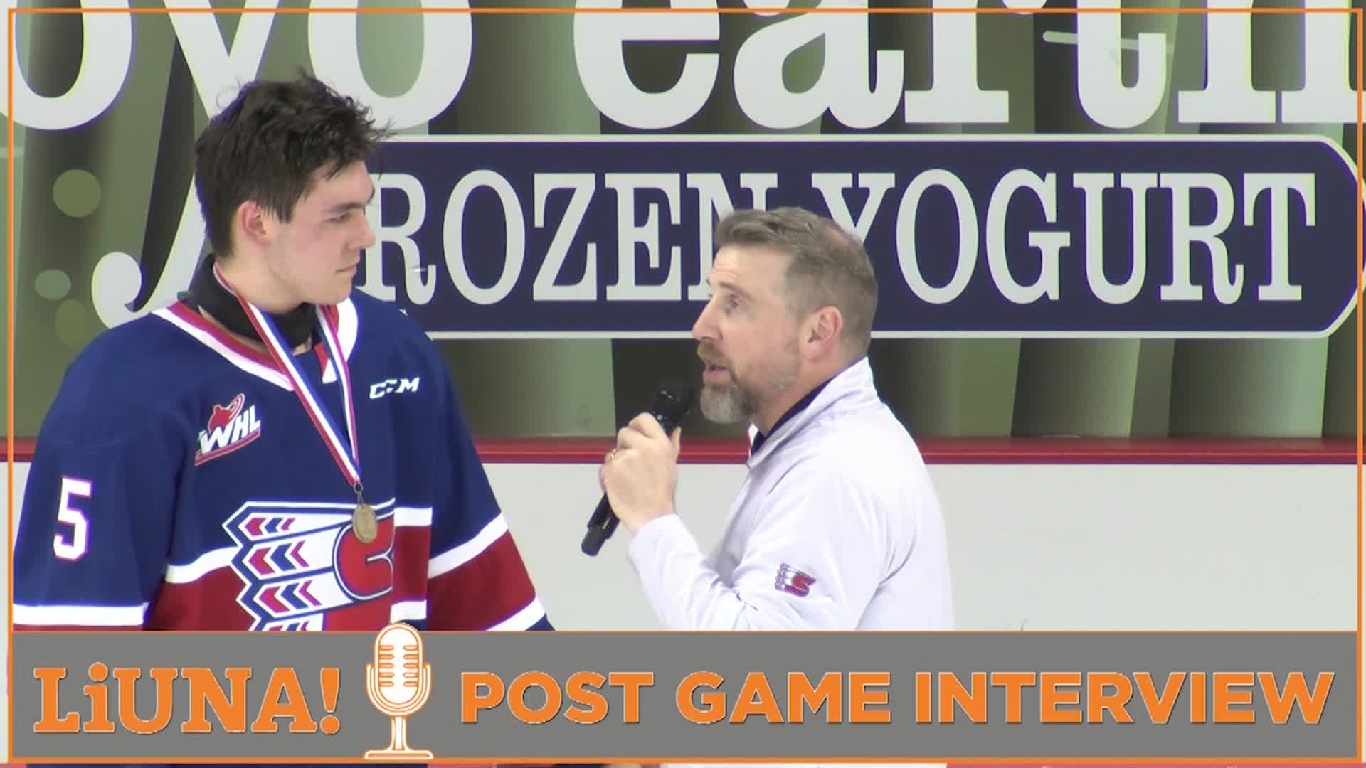 Post-Game Interview: February 9 vs TC - Nathan Mayes - Spokane Chiefs