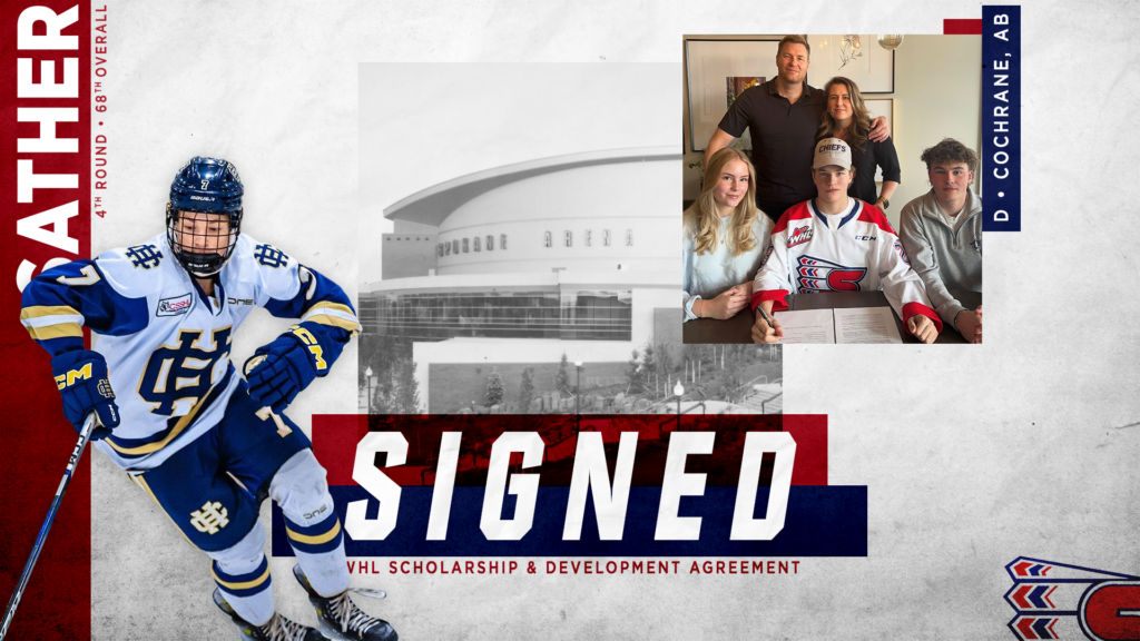 Chiefs sign 68th-overall WHL Prospects pick D Rhett Sather - Spokane Chiefs