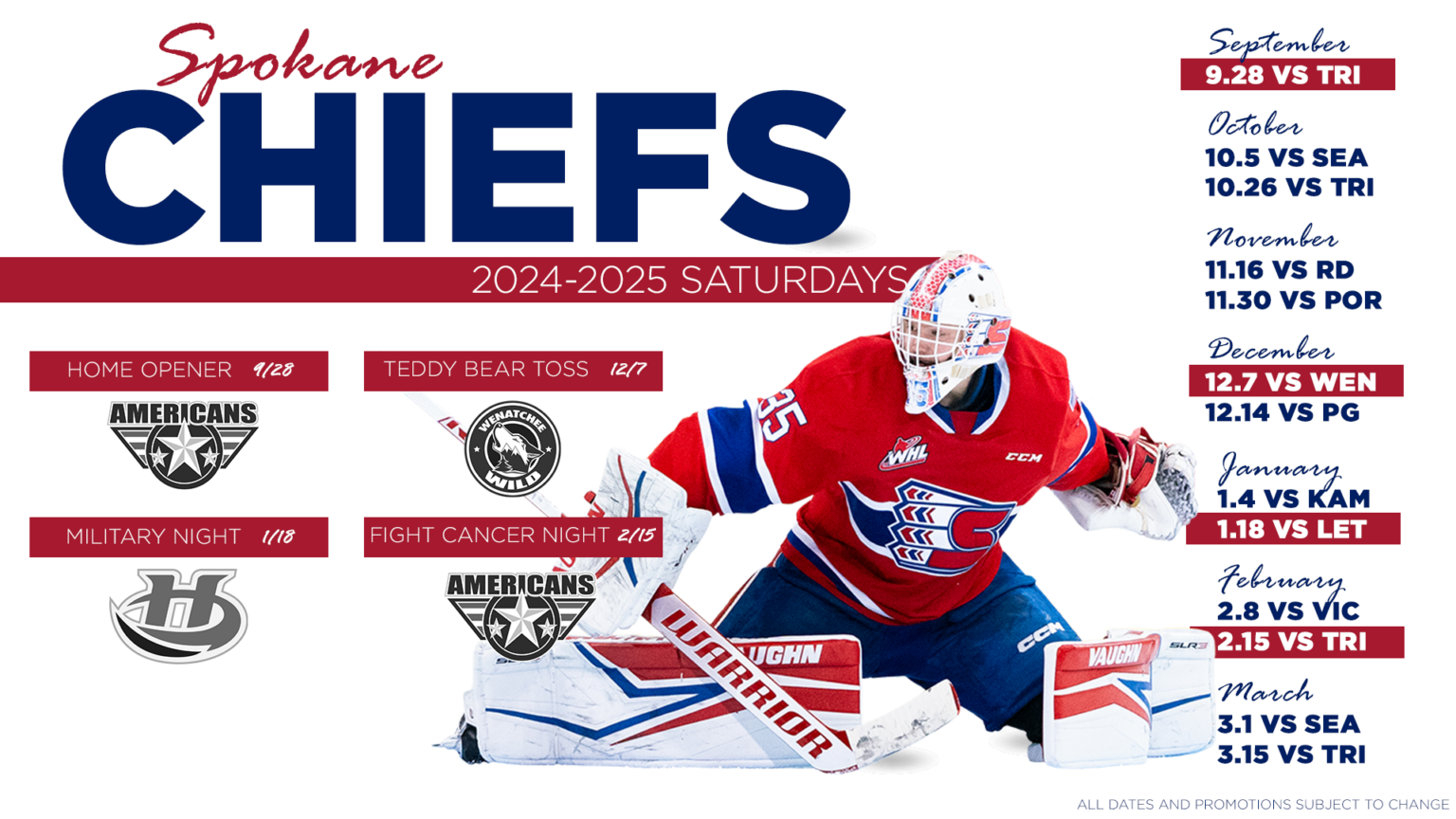 Mini Plans - Spokane Chiefs