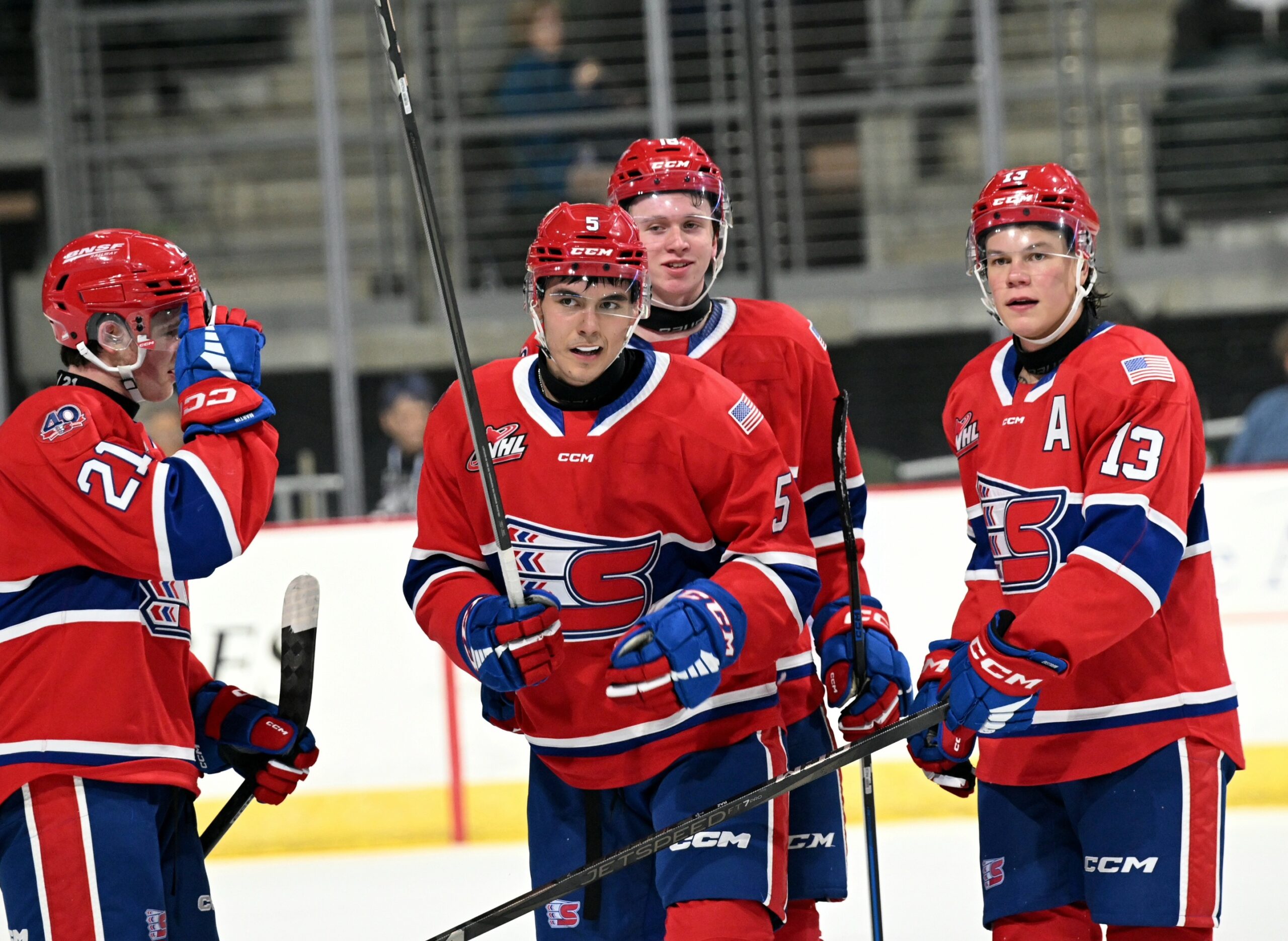 Six different skaters find the net for the Chiefs, Spokane wins 6-3 ...