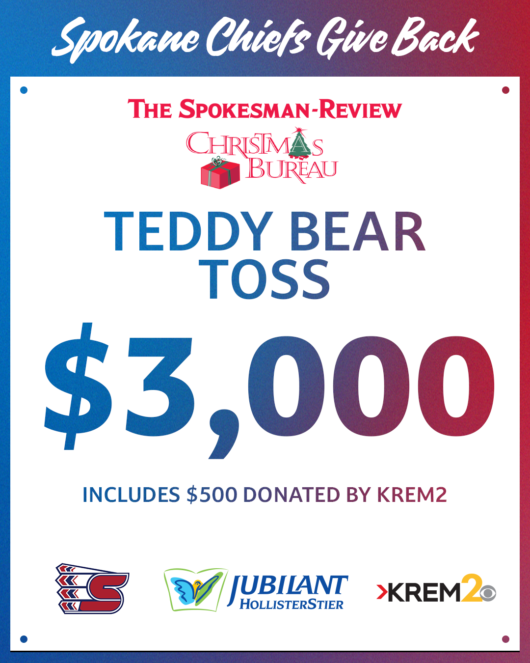Spokane Chiefs Give Back - Spokane Chiefs