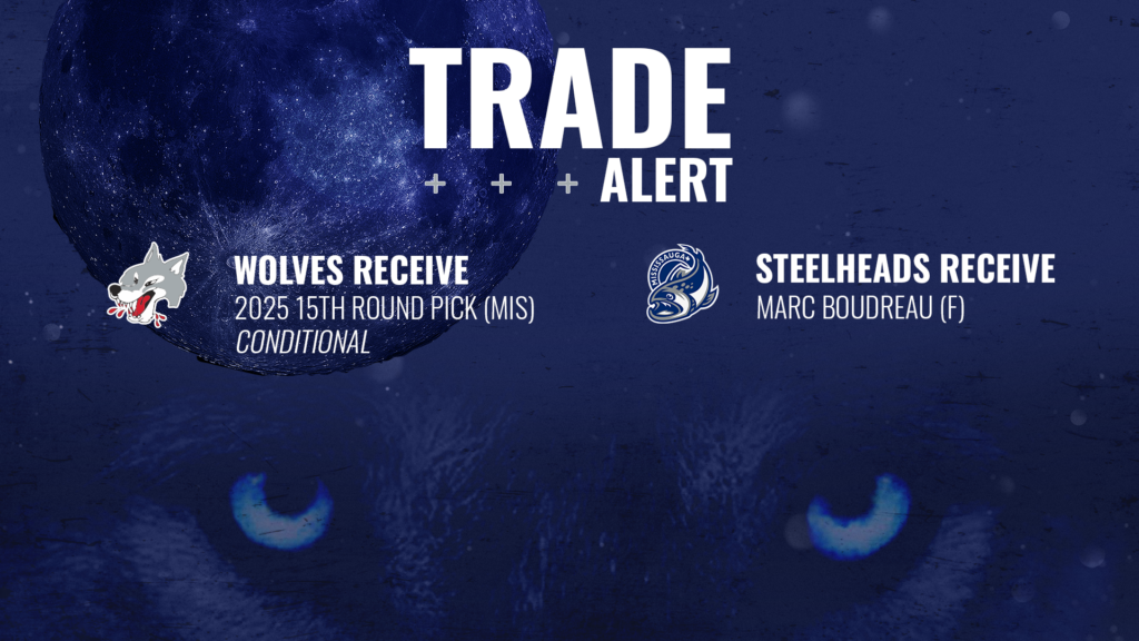Wolves Complete Trade with Steelheads - Sudbury Wolves