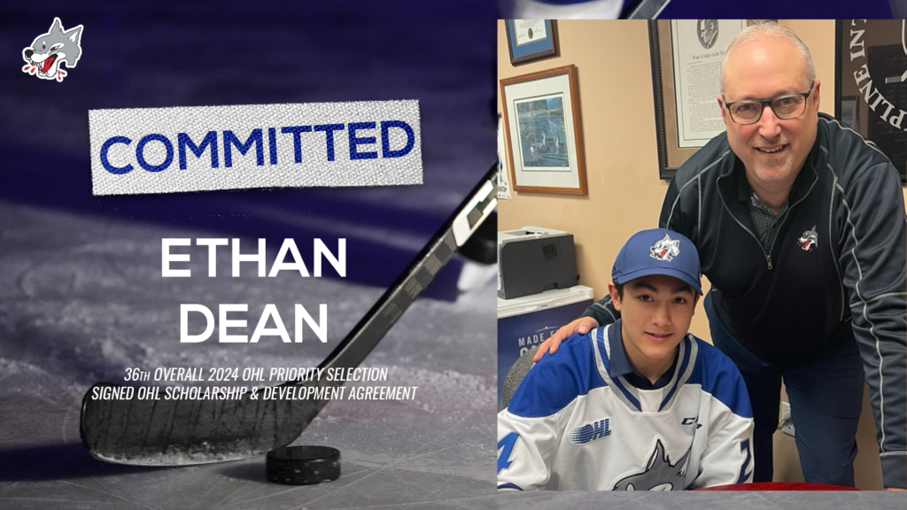 Ethan Dean Commits to Wolves - Sudbury Wolves