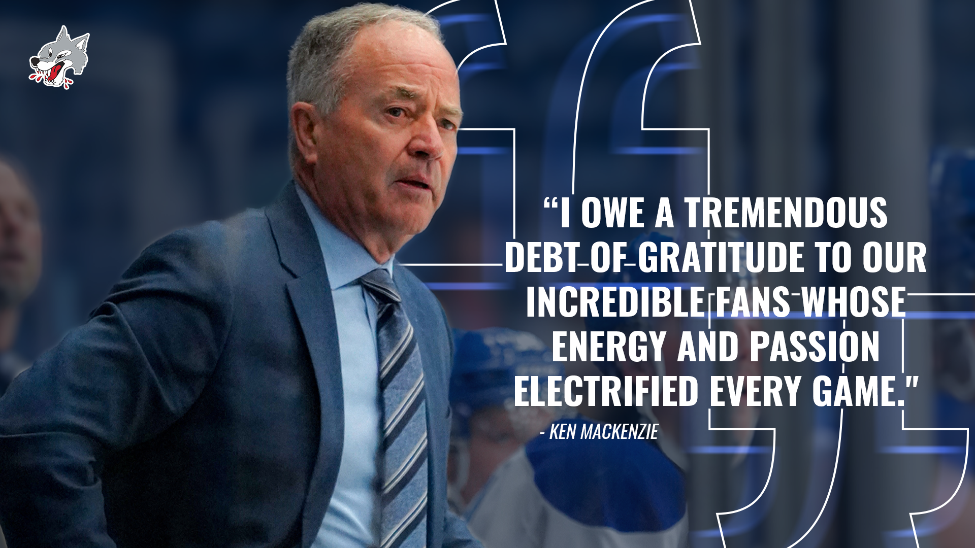 Sudbury Wolves Head Coach Ken MacKenzie Steps Down - Sudbury Wolves