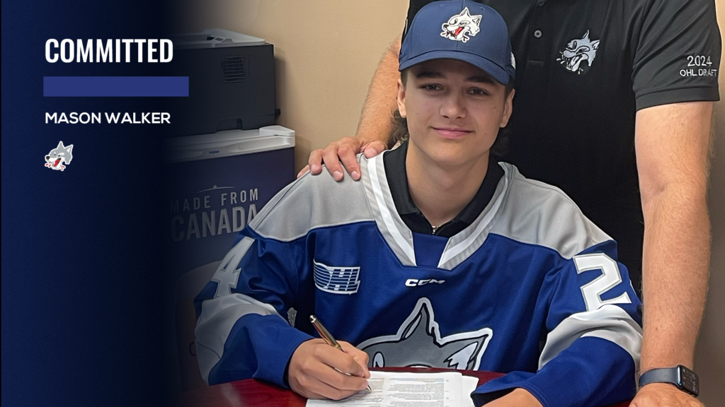 Mason Walker Commits to Wolves - Sudbury Wolves