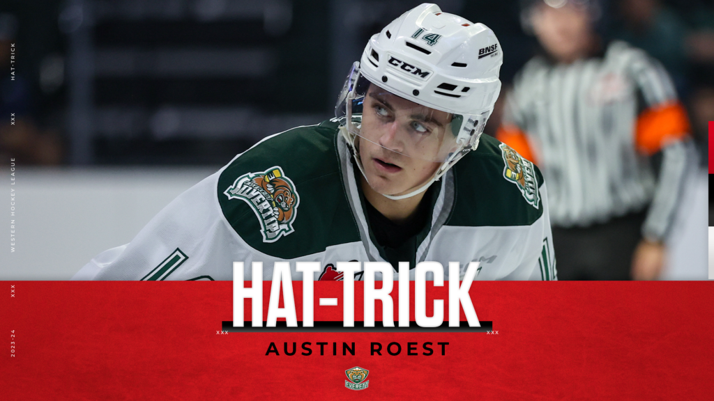 WHL Hat-Tricks — Austin Roest - Western Hockey League