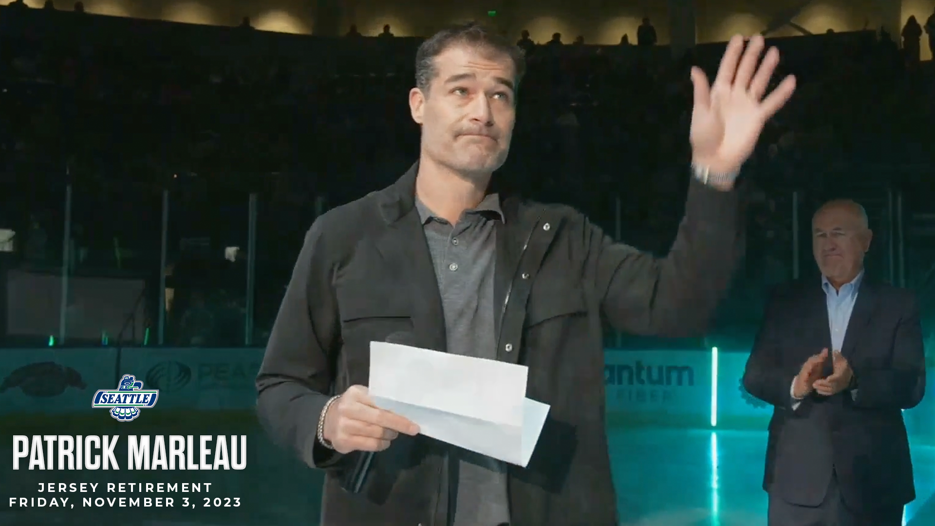 WATCH: Patrick Marleau speaks ahead of his jersey retirement in Seattle - Western Hockey League