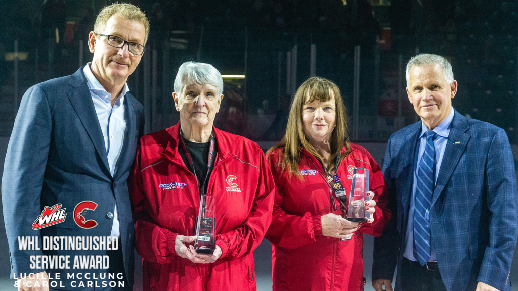 Cougars volunteer supervisors McClung and Carlson recognized with WHL ...