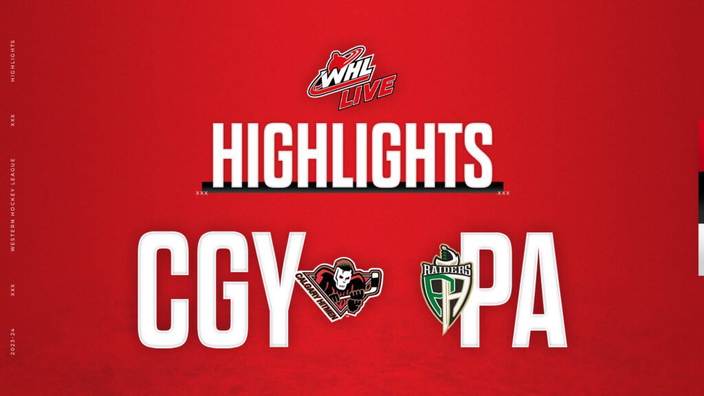 Hitmen at Raiders 12/8 | WHL Highlights 2023-24 - Western Hockey League