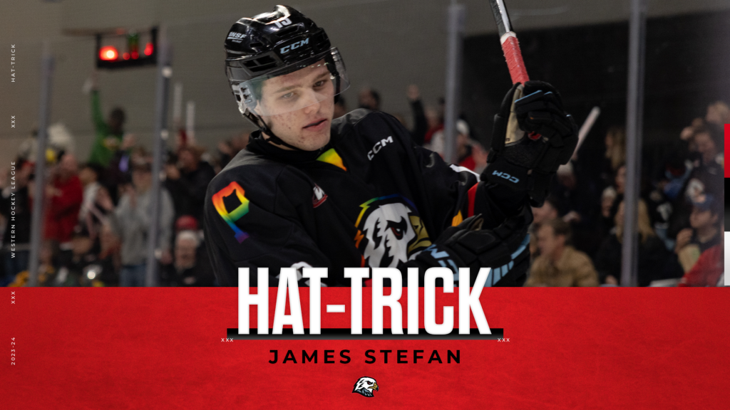 WHL Hat-Tricks — James Stefan - Western Hockey League