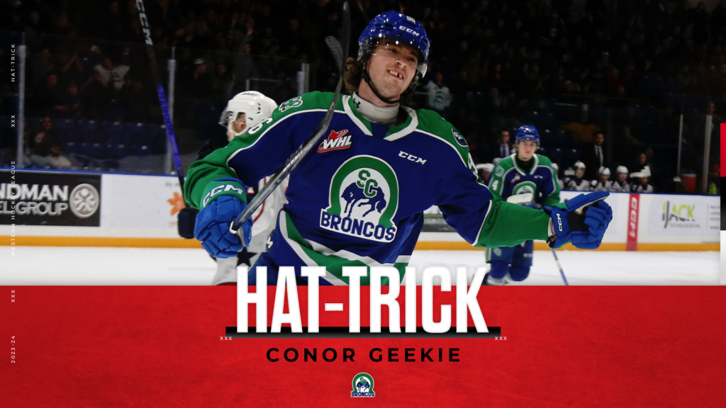 WHL Hat-Tricks — Conor Geekie - Western Hockey League