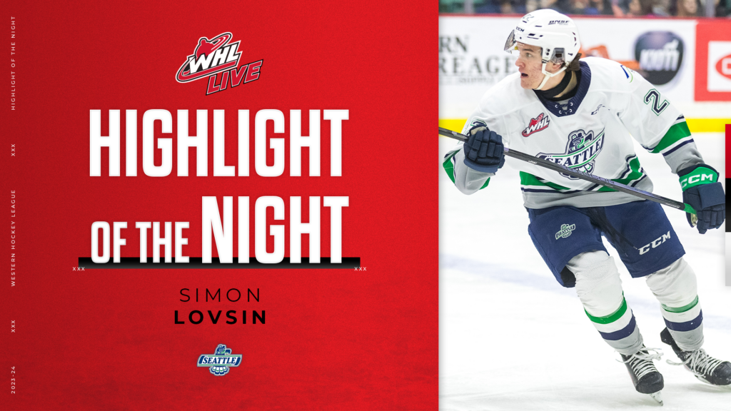 WHL Highlight of the Night - March 10, 2024 - Seattle Thunderbirds