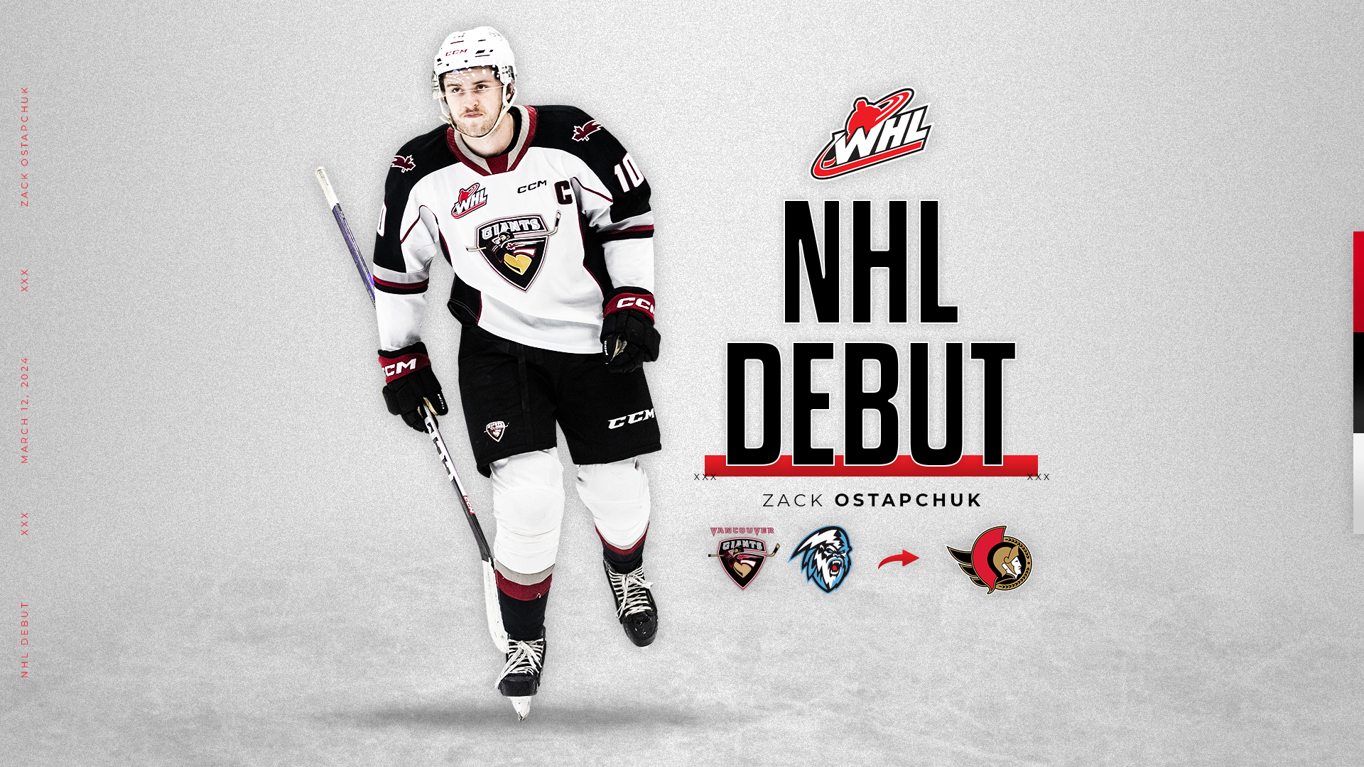 WHL Stars & NHL Debuts: Ostapchuk helps Senators skate to victory ...