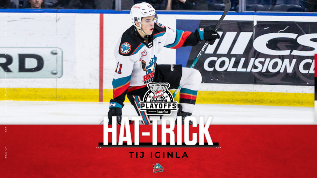 WHL Hat-Tricks — Tij Iginla - Western Hockey League