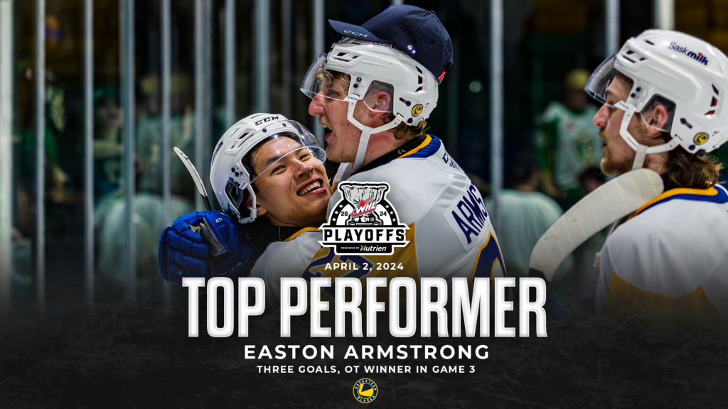 WHL Playoffs Top Performer: April 2, 2024 - Western Hockey League