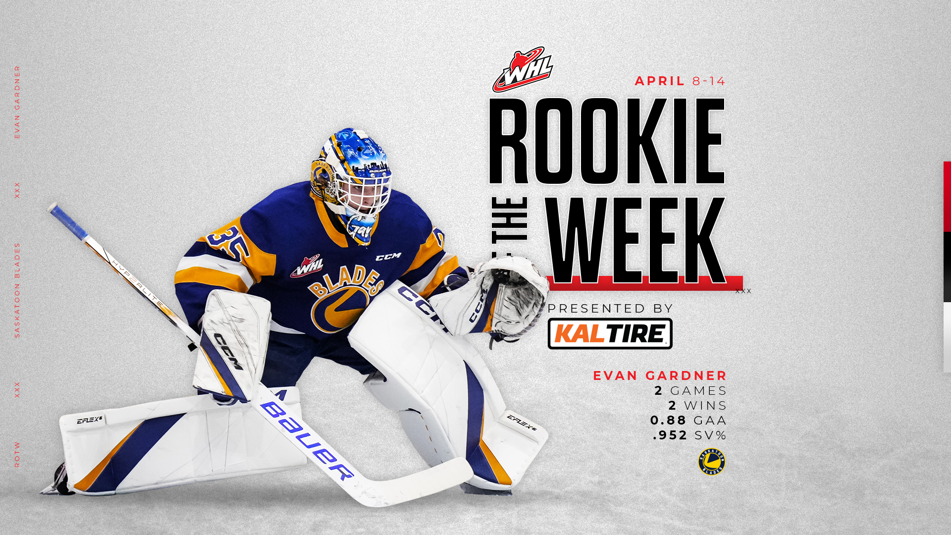 2024 NHL Draft-eligible netminder Gardner named Kal Tire WHL Rookie of ...