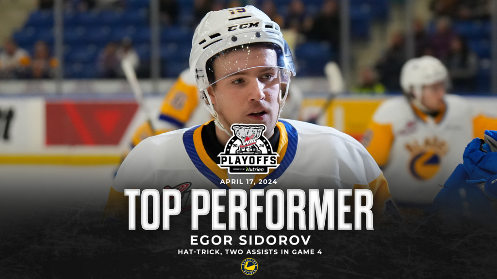 WHL Playoffs Top Performer: April 17, 2024 - Western Hockey League
