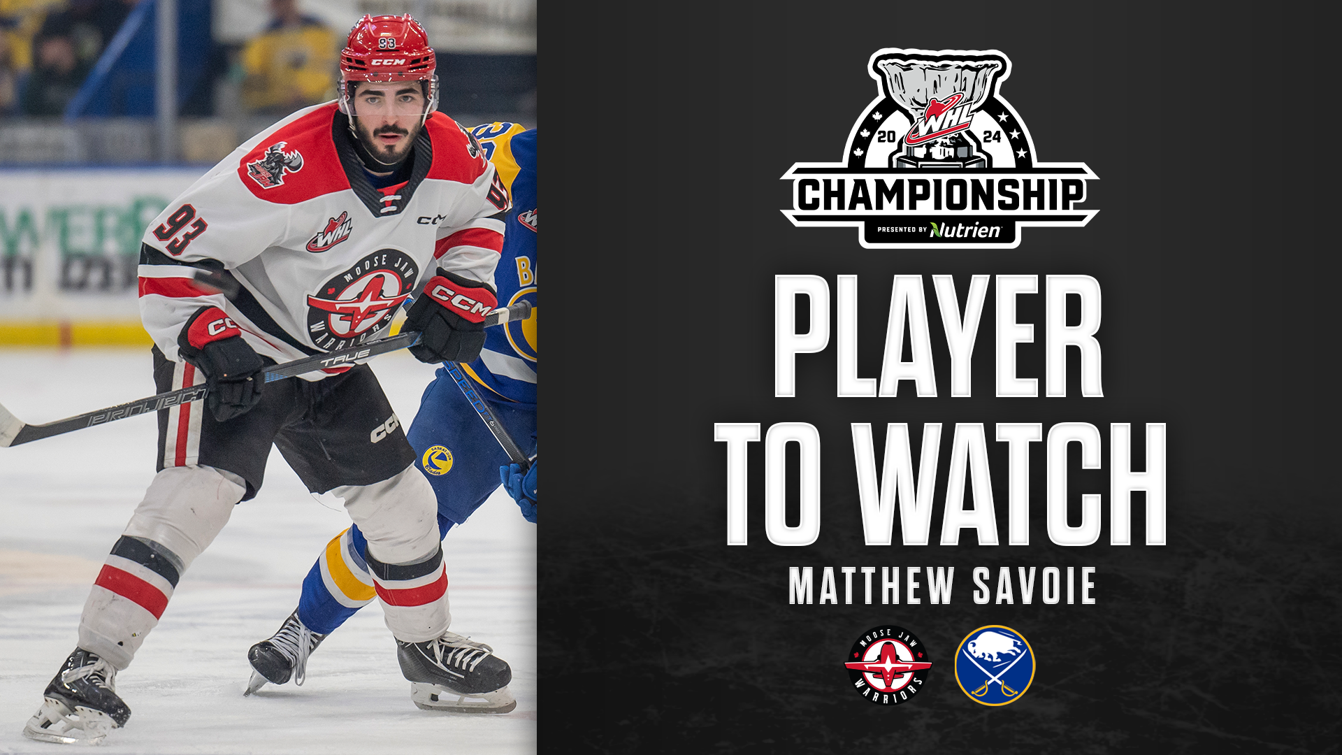 2024 WHL Championship Player to Watch- Matthew Savoie, Moose Jaw Warriors - Western Hockey League