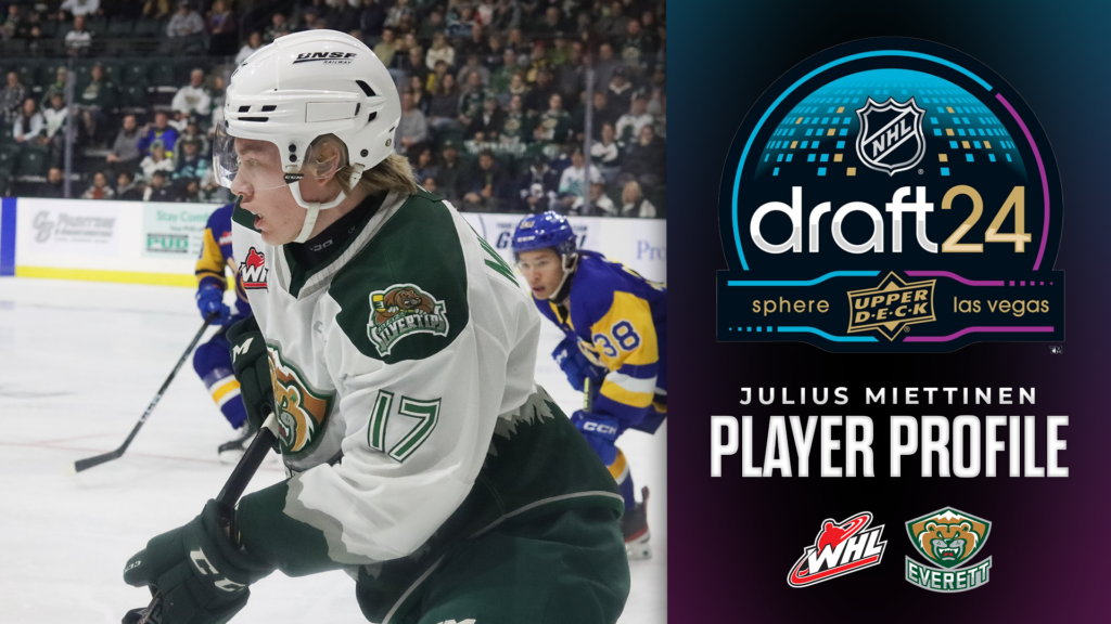 2024 NHL Draft player profile: Julius Miettinen, Everett Silvertips - Western Hockey League