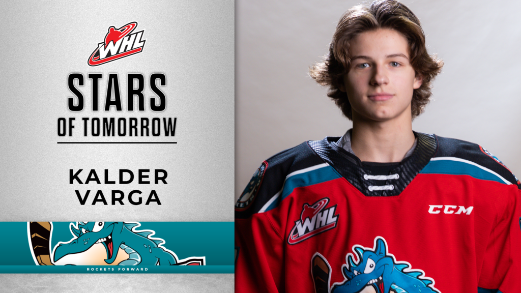 WHL Stars of Tomorrow: Kalder Varga, Kelowna Rockets - Western Hockey ...