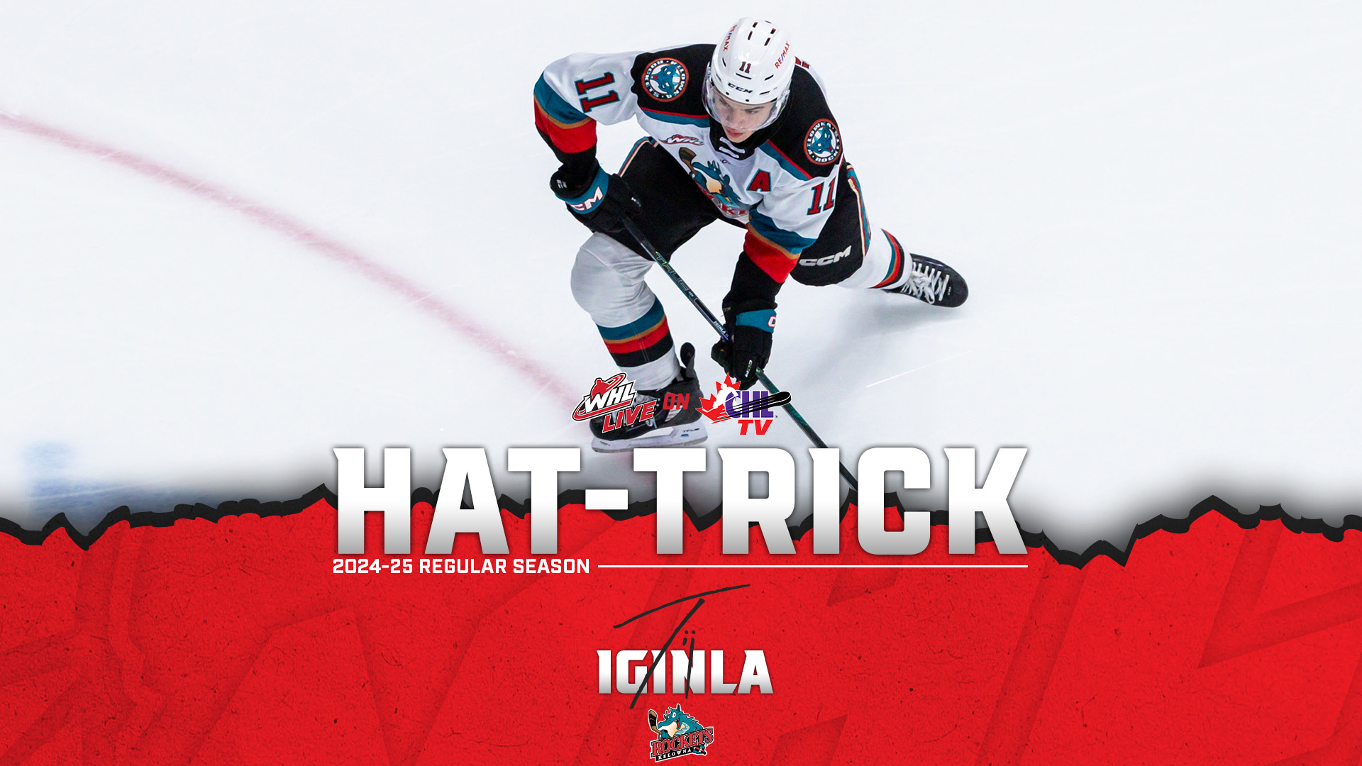 WHL Hat-Tricks – Tij Iginla - Western Hockey League