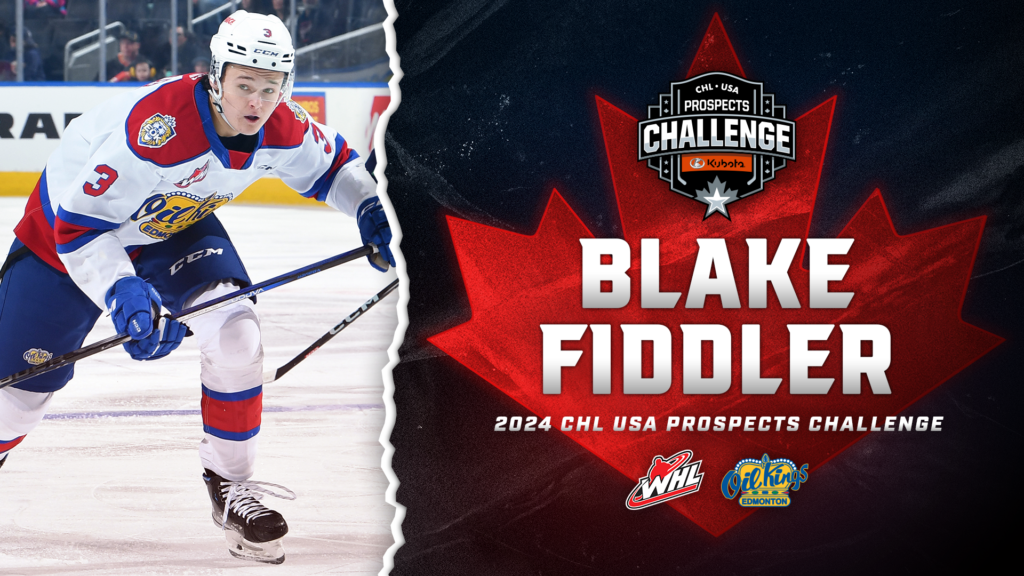 Dual-citizen Fiddler ready to represent the CHL at the CHL USA Prospects Challenge next week ...