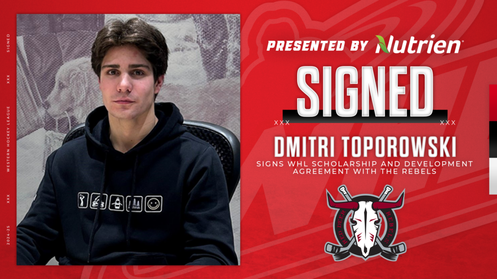 Toporowski extends family's history in WHL, signs WHL Scholarship and ...