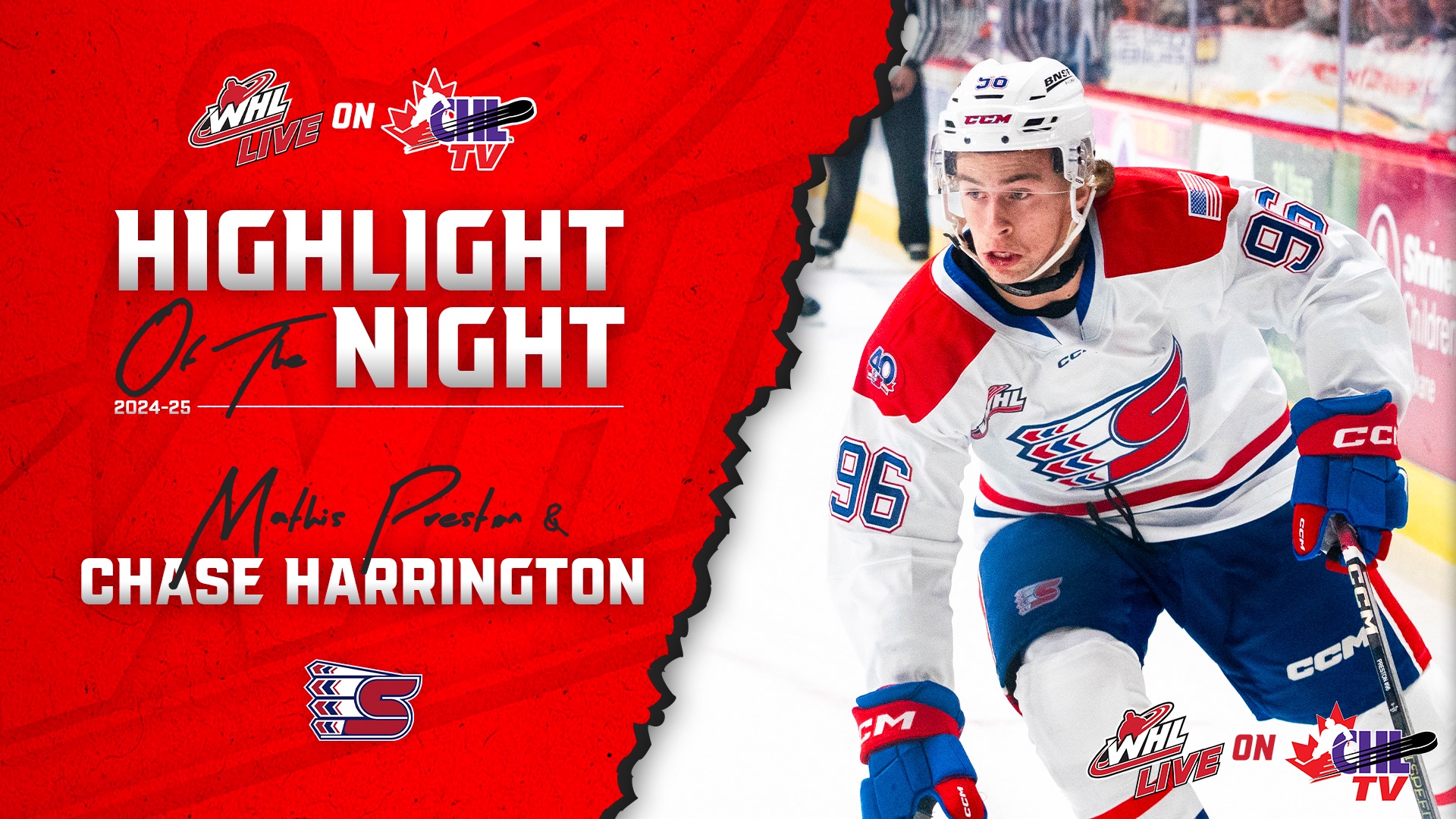 WHL Highlight of the Night - Passmaster Preston at your service ...