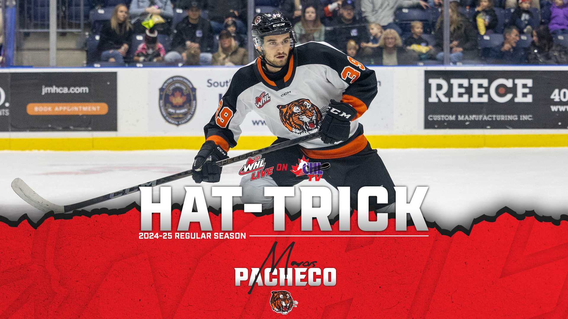 WHL Hat-Tricks - Marcus Pacheco - Western Hockey League