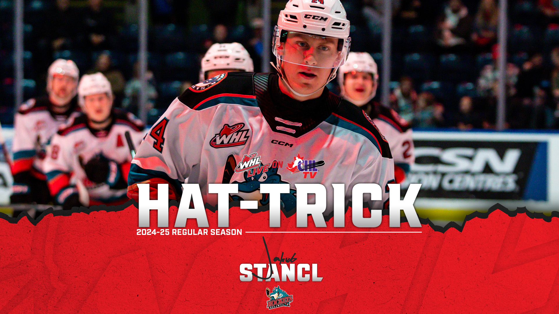 WHL Hat-Tricks - Jakub Stancl - Western Hockey League