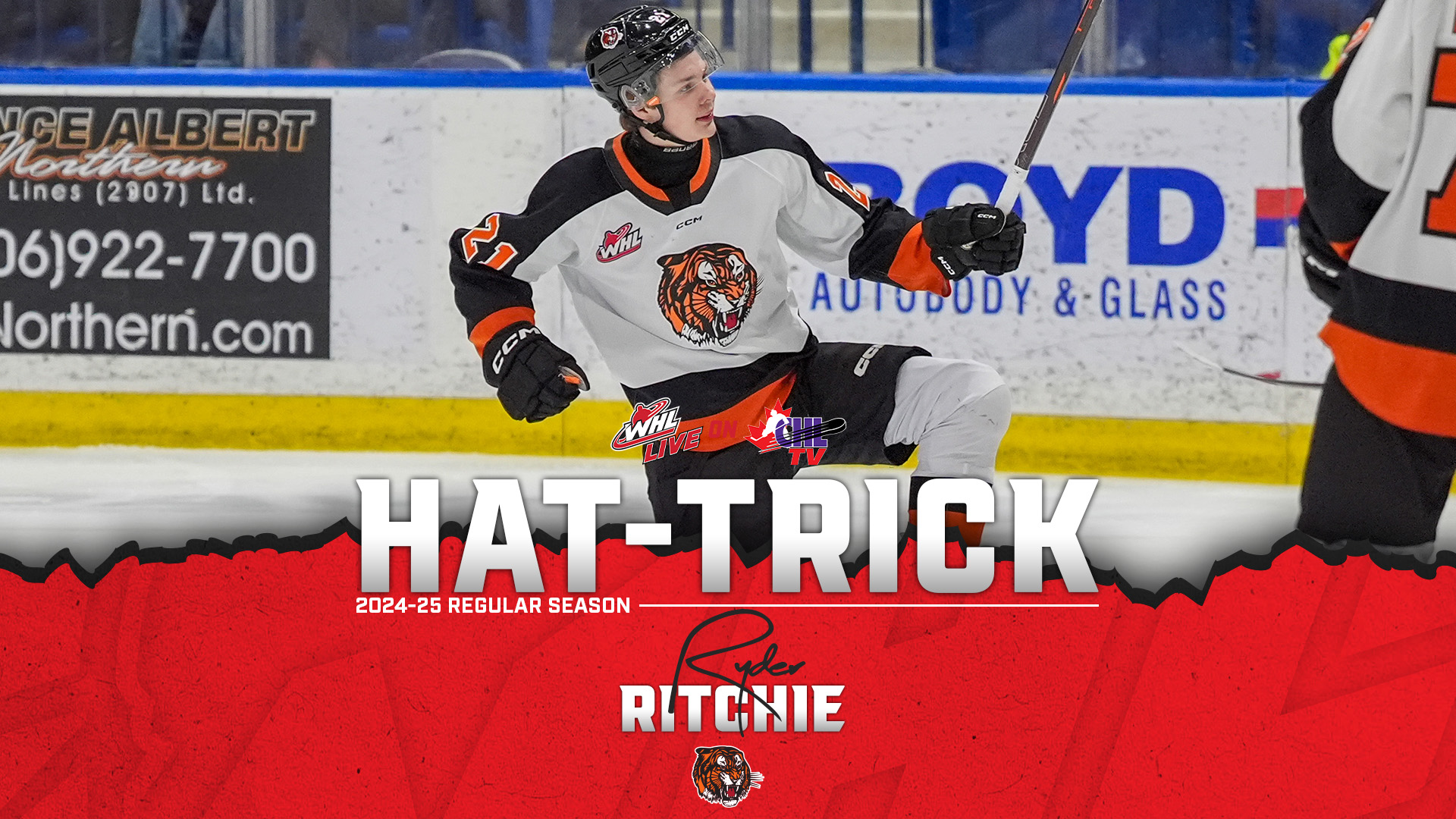 WHL Hat-Tricks - Ryder Ritchie - Western Hockey League