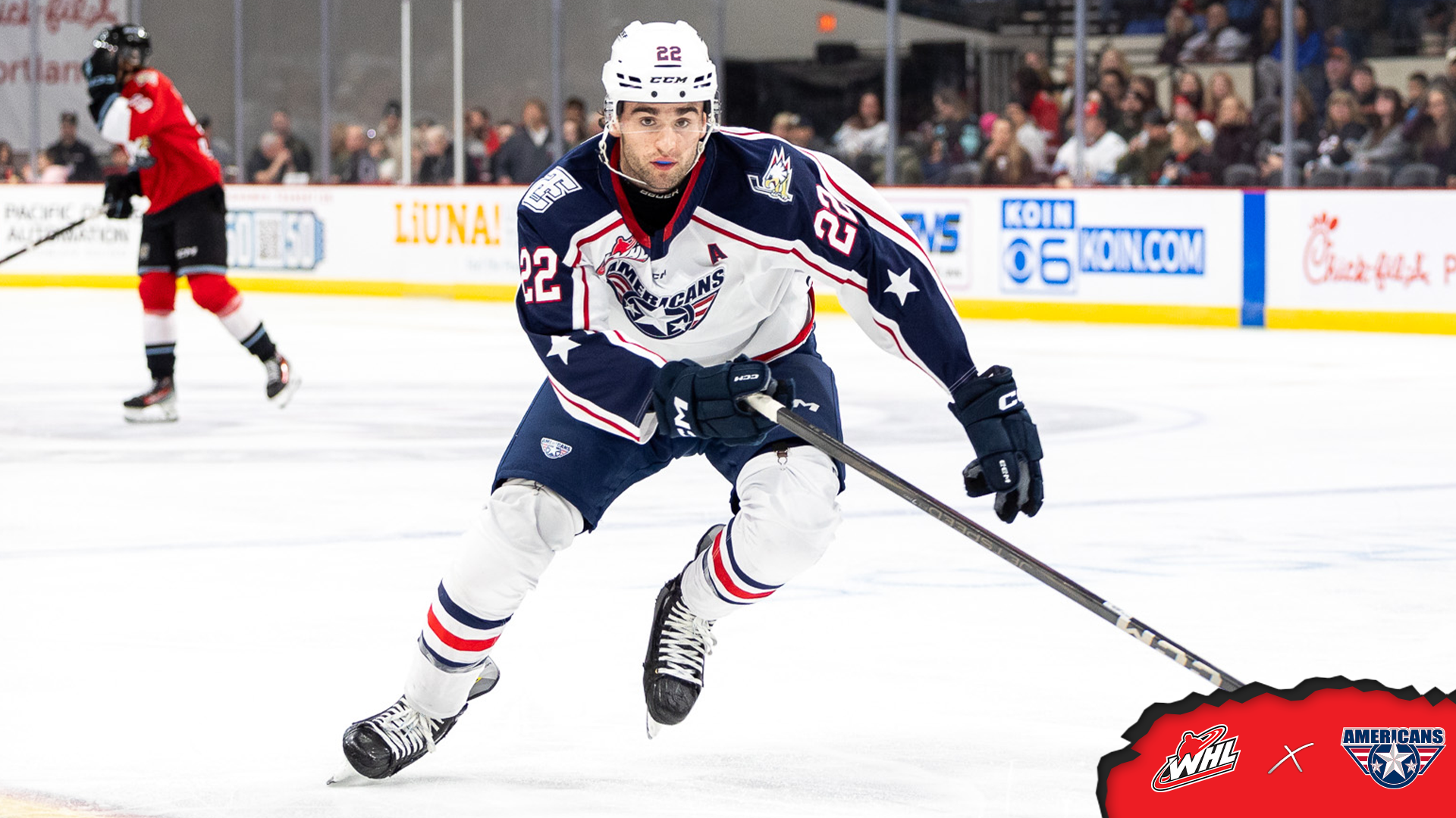 Americans defenceman Goldsmith discharged from hospital, resting at ...