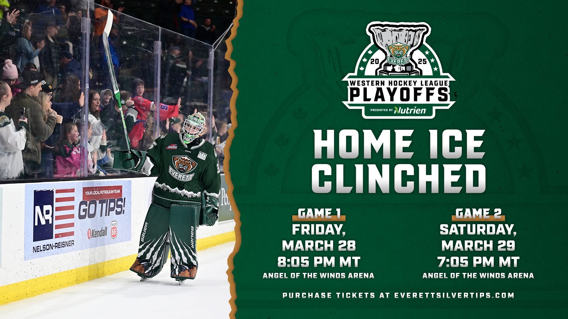 Silvertips announce first two WHL Playoff dates, tickets - Western ...