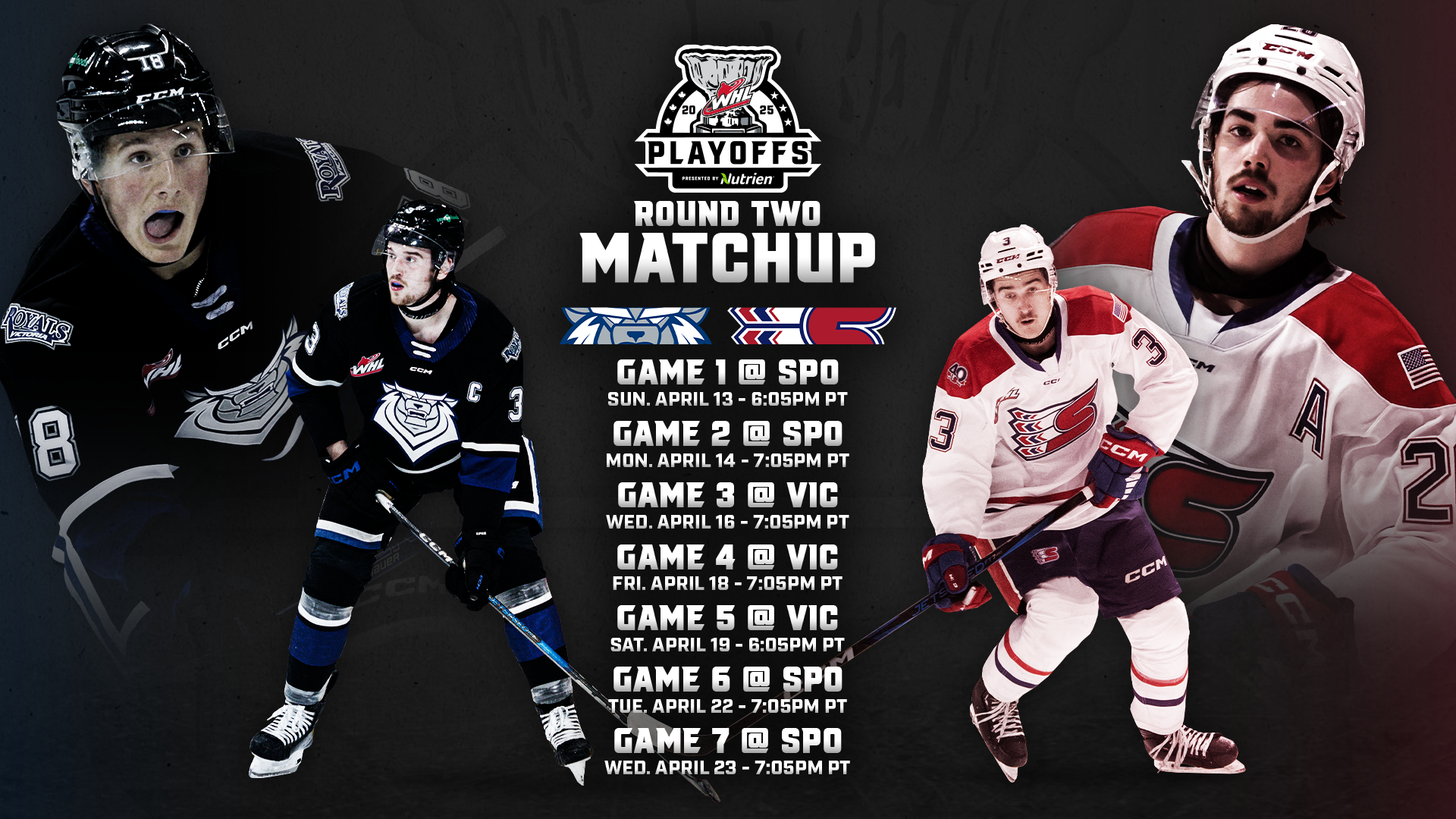 Chiefs, Royals to go head-to-head in Round Two of the 2025 WHL Playoffs ...