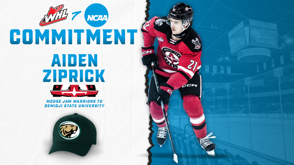 Warriors defenceman Ziprick commits to Bemidji State University ...