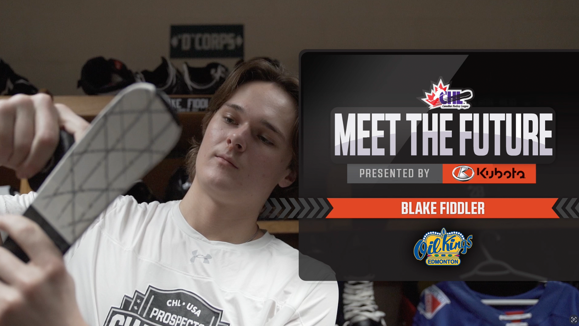 Meet the Future – Blake Fiddler - Western Hockey League