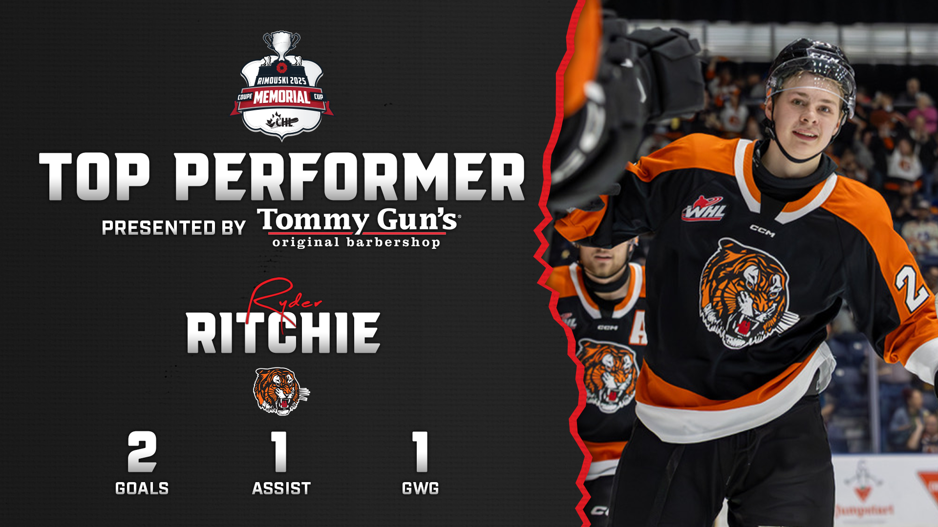 Memorial Cup Top Performer: May 26, 2025 - Western Hockey League