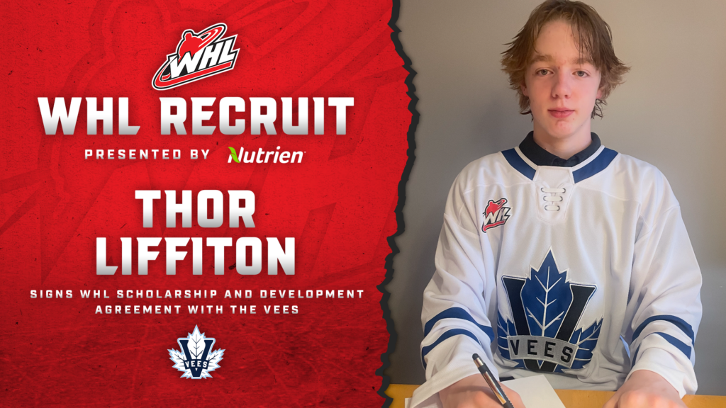 Penticton Vees sign first-round selection Thor Liffiton - Western ...