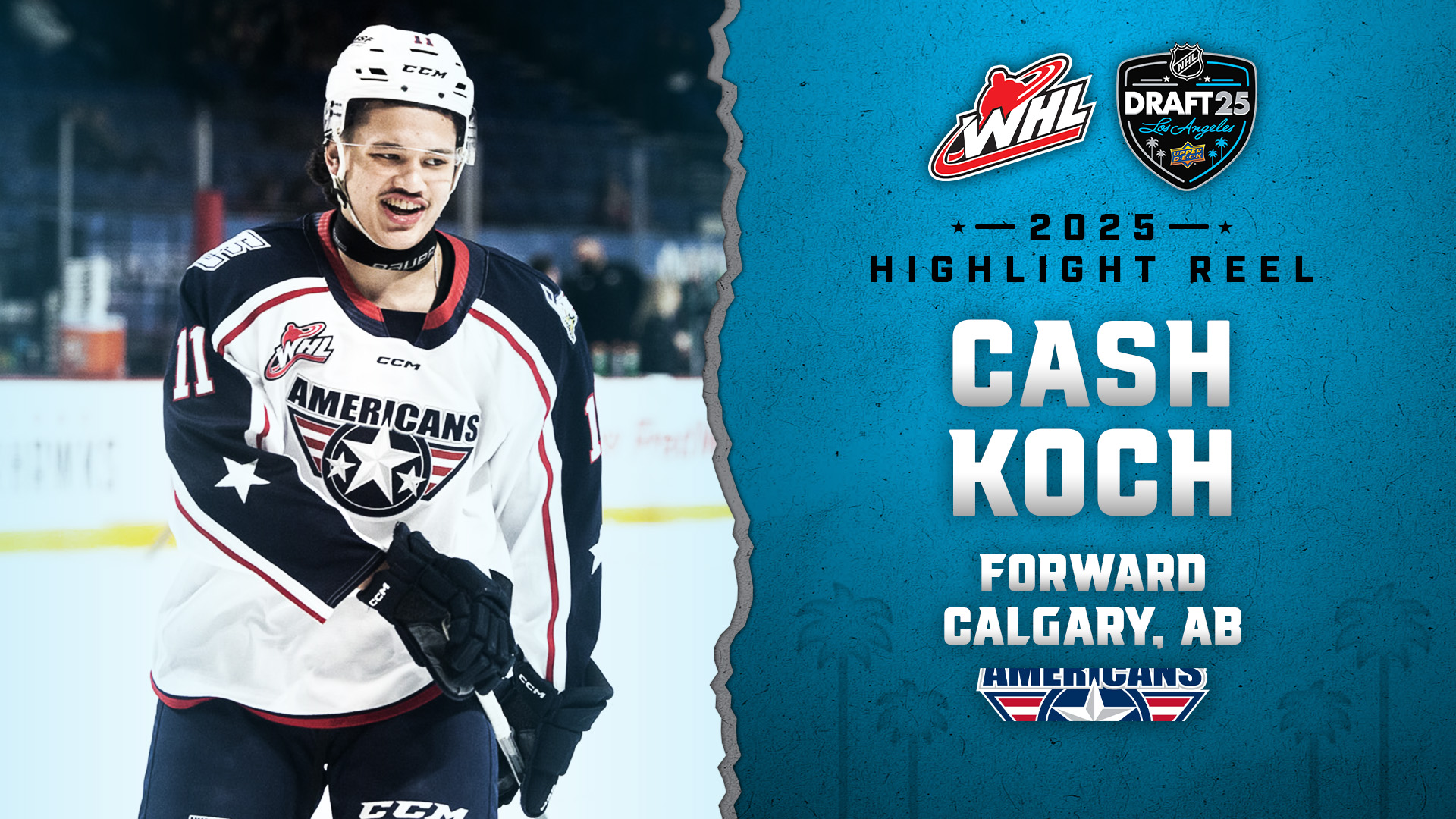 Cash Koch - 2025 NHL Draft Highlight Reel - Western Hockey League