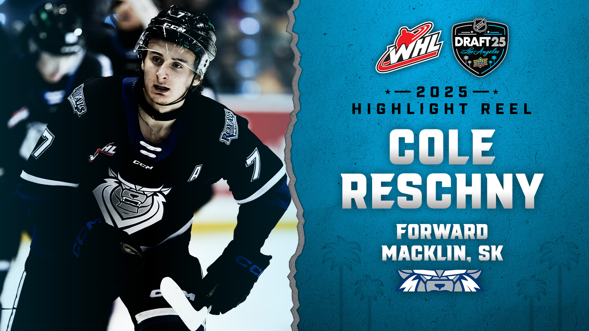 Cole Reschny - 2025 NHL Draft Highlight Reel - Western Hockey League