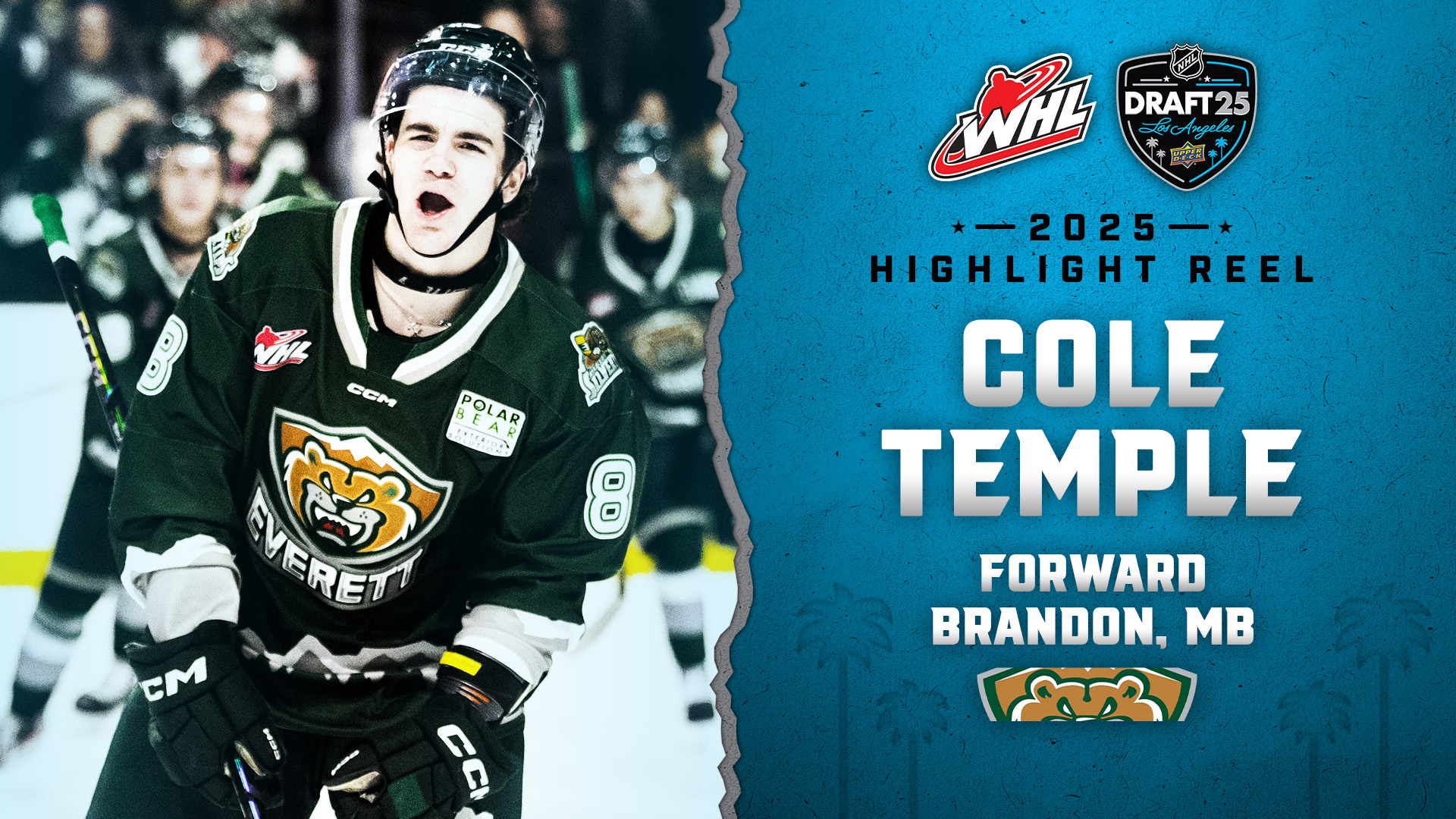 Cole Temple - 2025 NHL Draft Highlight Reel - Western Hockey League