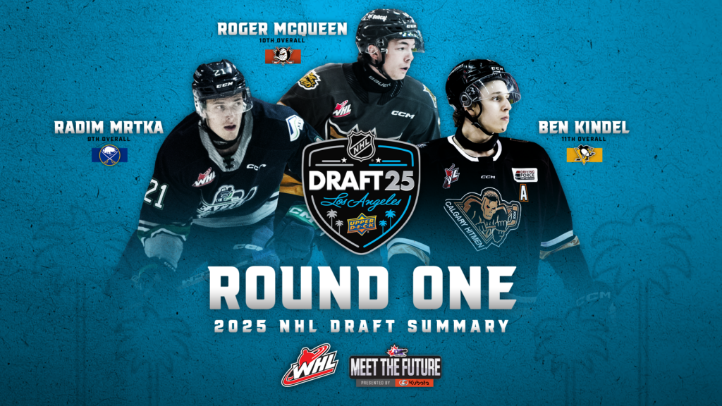 Nine WHL players selected in first round of 2025 NHL Draft - Western ...