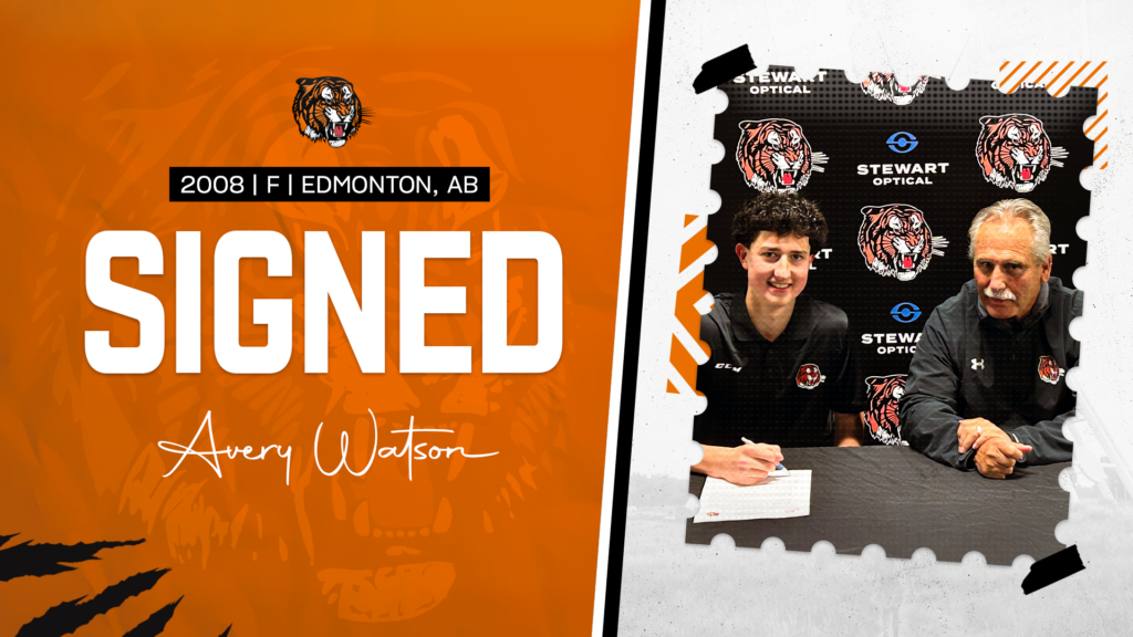 Tigers Sign Watson to WHL Scholarship & Development Agreement ...